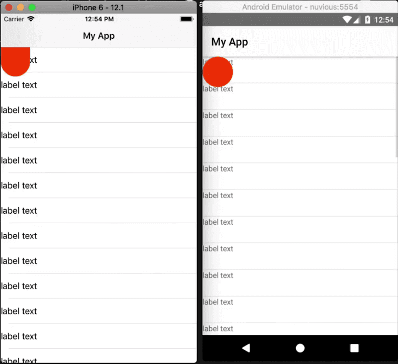 Custom Fab With Css In Nativescript Nativescripting