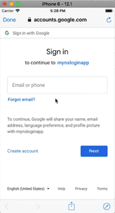 Google Login with OAuth2 in NativeScript | NativeScripting