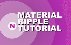 How to Create an Animated Material Design Ripple in NativeScript | NativeScripting