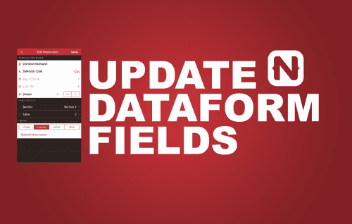 How To Update Nativescript Raddataform Programmatically Nativescripting